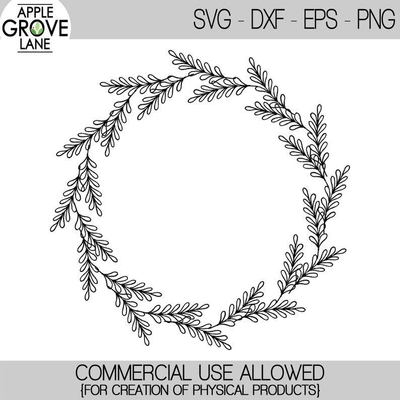 Handgetekende krans SVG Bundel Lauwerkrans Svg Krans Svg - Etsy Nederland