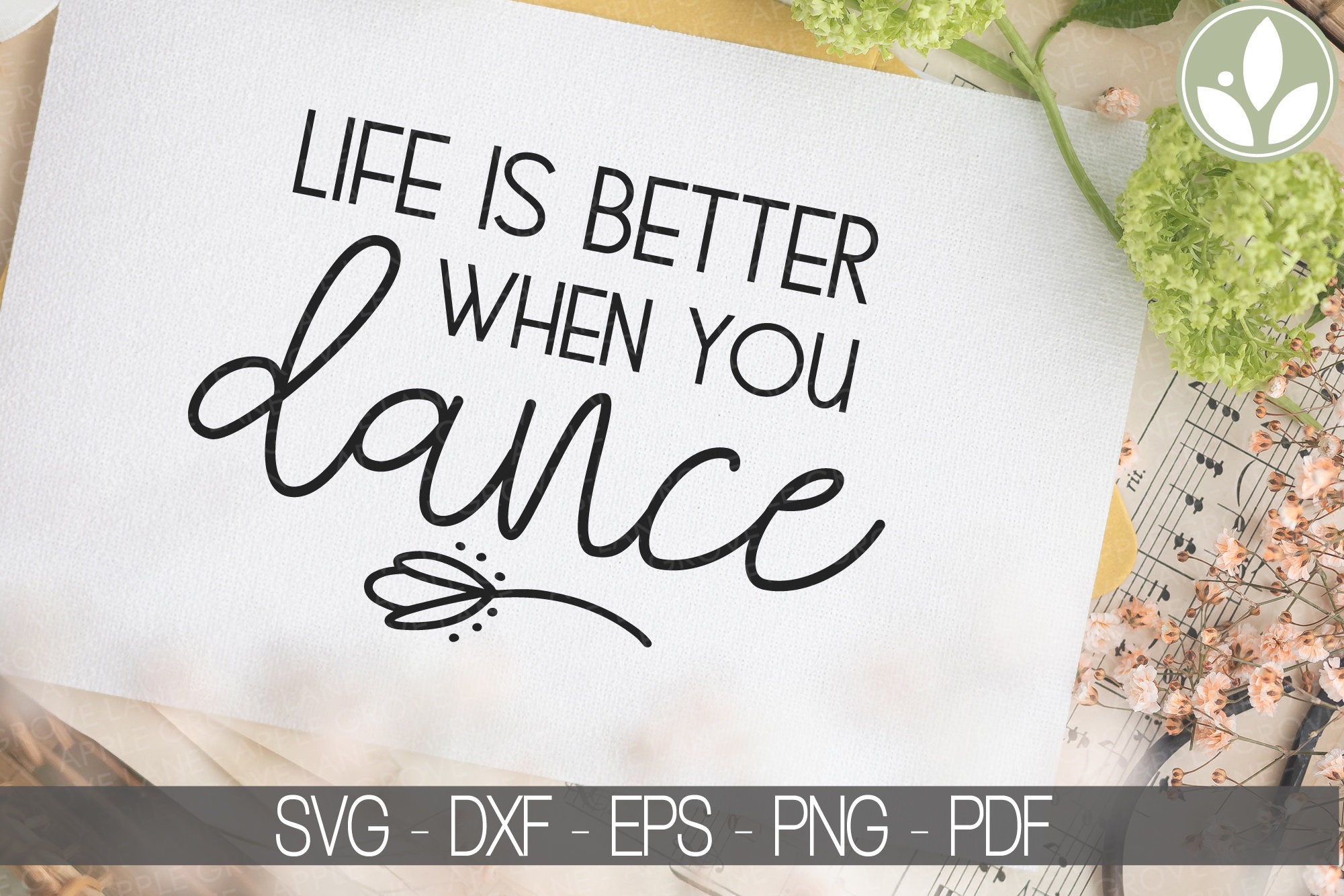 Dance Svg Dancer Svg Dancing Svg Life is Better Svg - Etsy