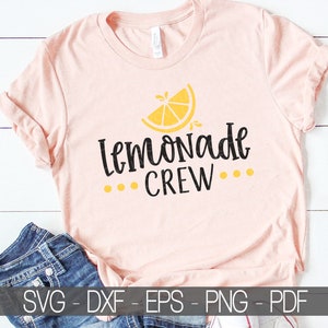 Lemonade Crew Svg - Lemonade Stand Svg - Lemonade Svg - Summer Svg ...