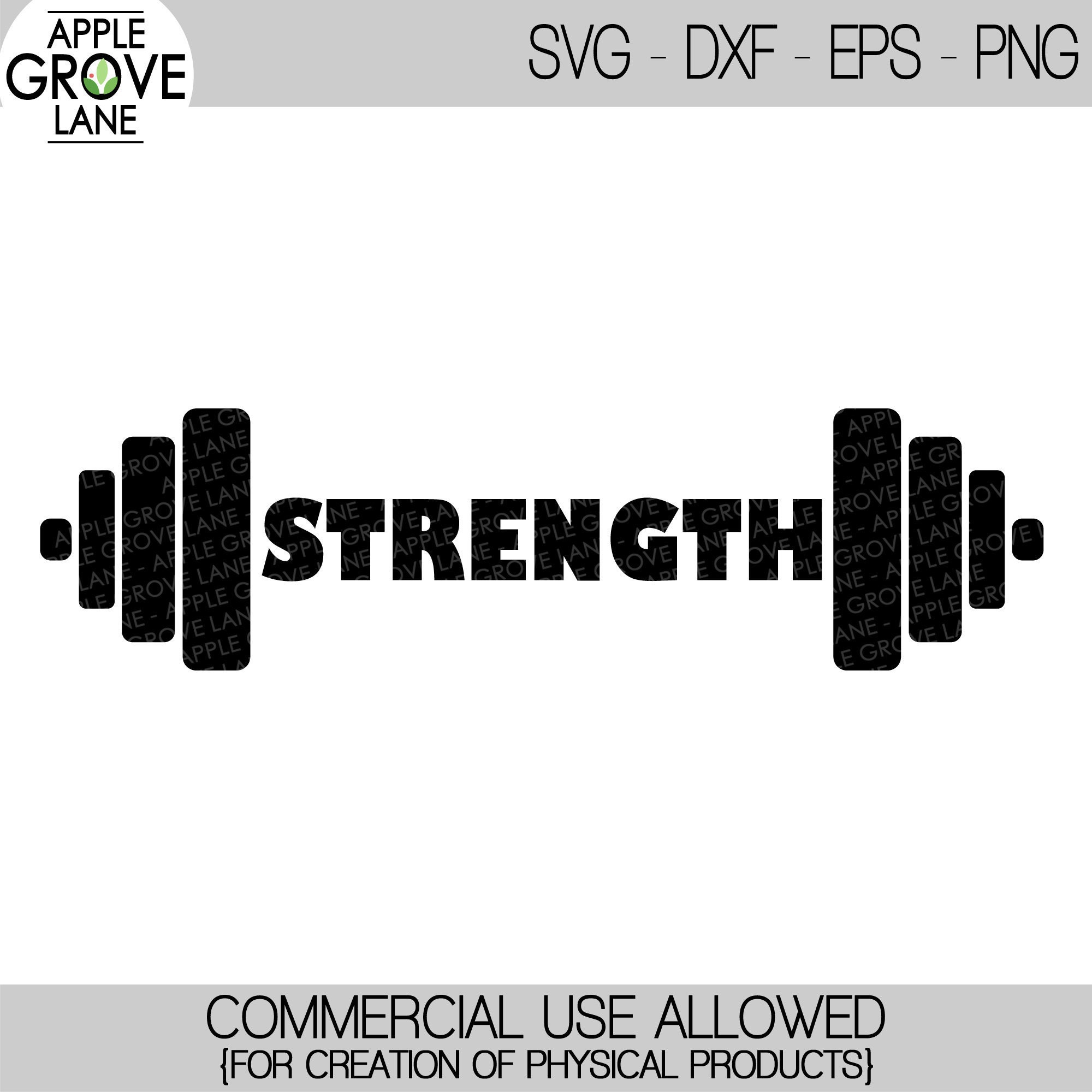 Fitness Svg Workout Svg Gym Svg Strength Svg Weight | Etsy