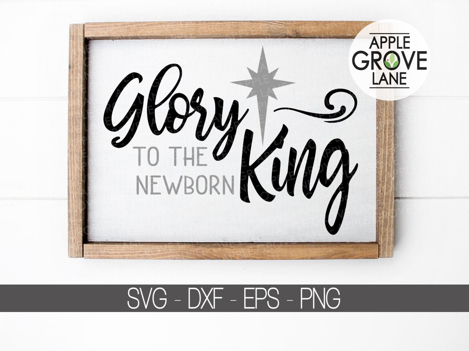 Glory to the Newborn King Svg Glory Svg Nativity Svg | Etsy