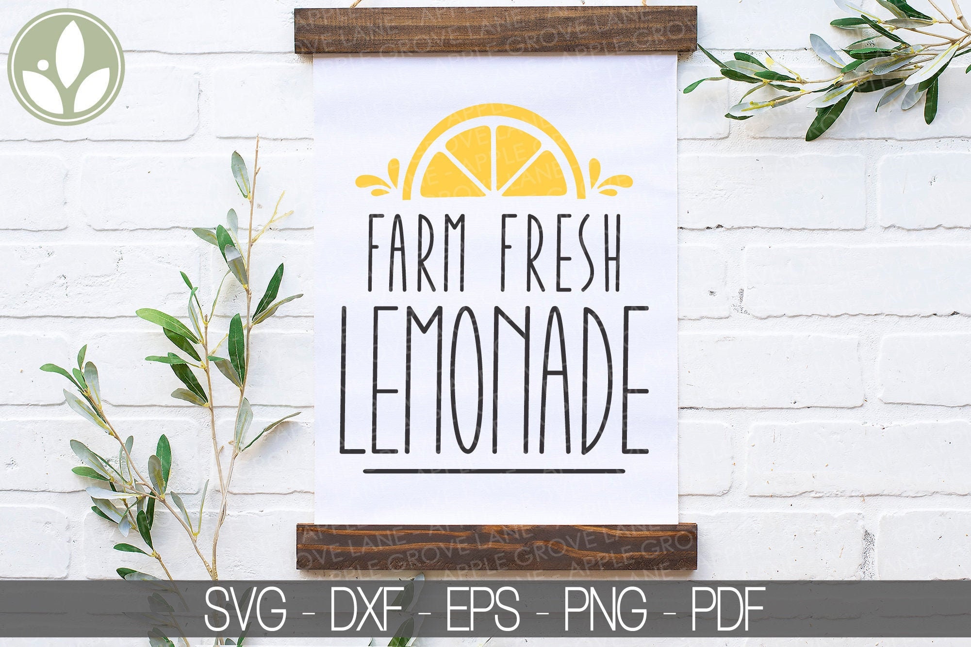 Farm Fresh Lemonade SVG Lemons Svg Lemonade Svg Summer Svg | Etsy