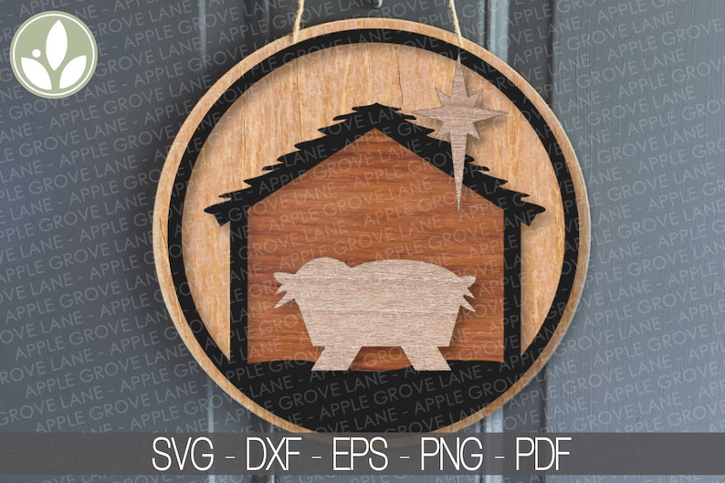 3D Layered Nativity Svg Manger SVG Baby Jesus Svg 3D - Etsy