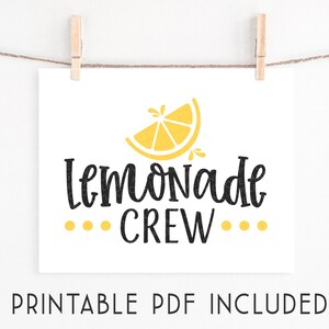Lemonade Crew Svg - Lemonade Stand Svg - Lemonade Svg - Summer Svg ...