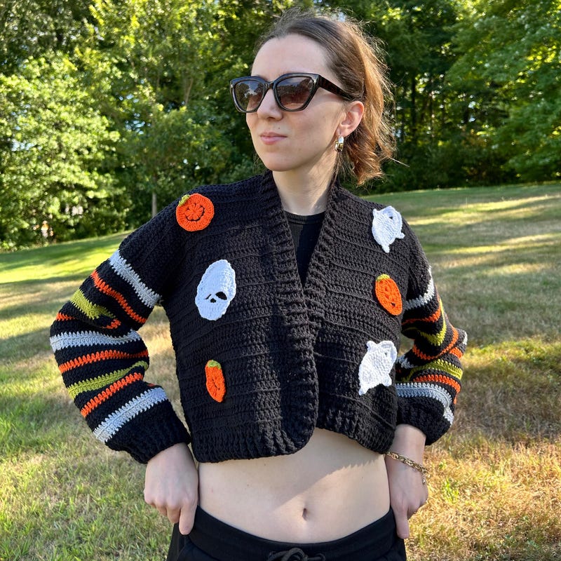 Ghost Sweater Cardigan - Etsy