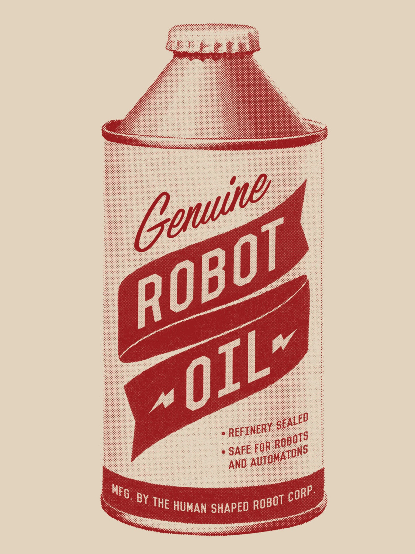 Retro Robot Oil Can Robot Art Vintage Oil Can Home Decor | Etsy