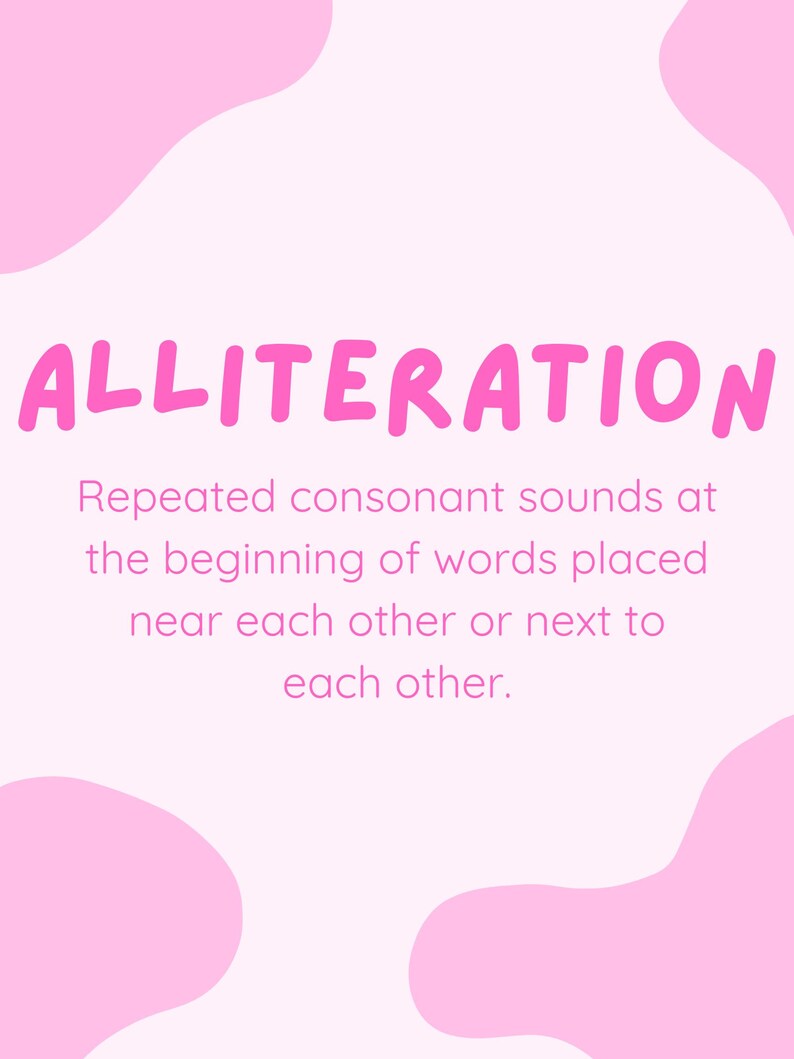 Figurative Language Posters -- ELA Teacher Tool - Etsy