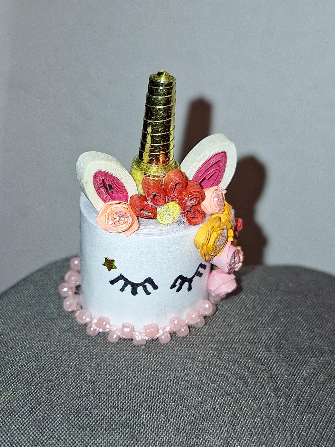 Miniature Paper Unicorn Cake - Etsy