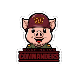 Washington Commanders Sticker | Washington Commanders Fan Gift | Vinyl ...