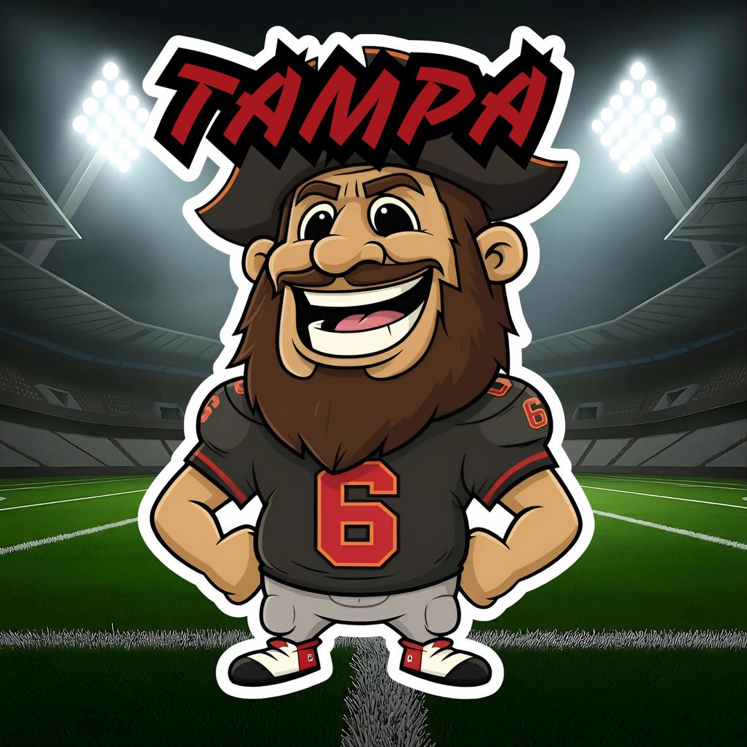 Tampa Bay Buccaneers Sticker | Tampa Bay Buccaneers Fan Gift ...