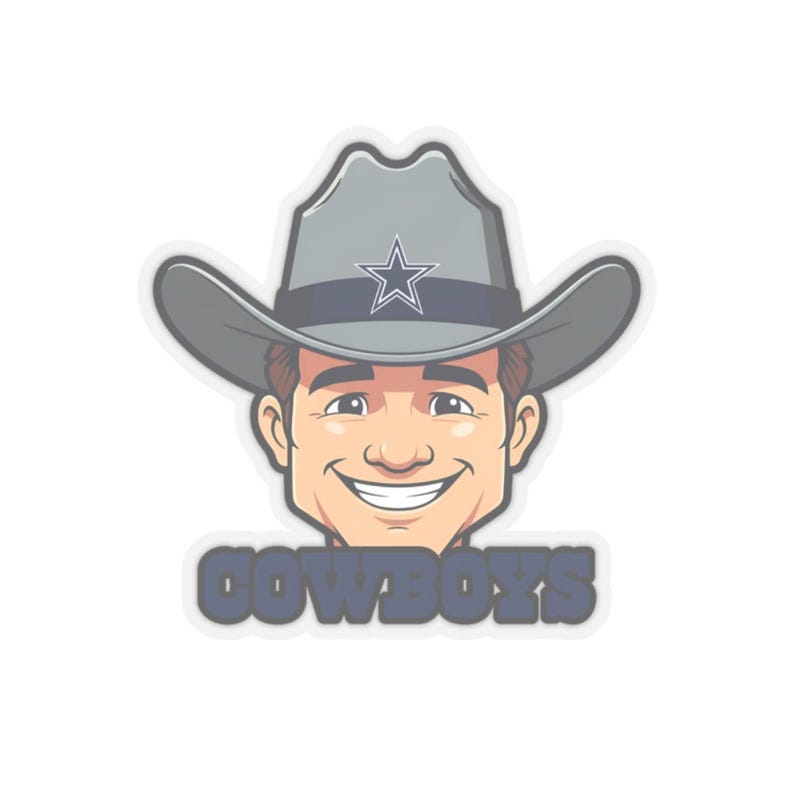 Dallas Cowboys Sticker | Dallas Cowboys Fan Gift | Vinyl Wall Decal ...