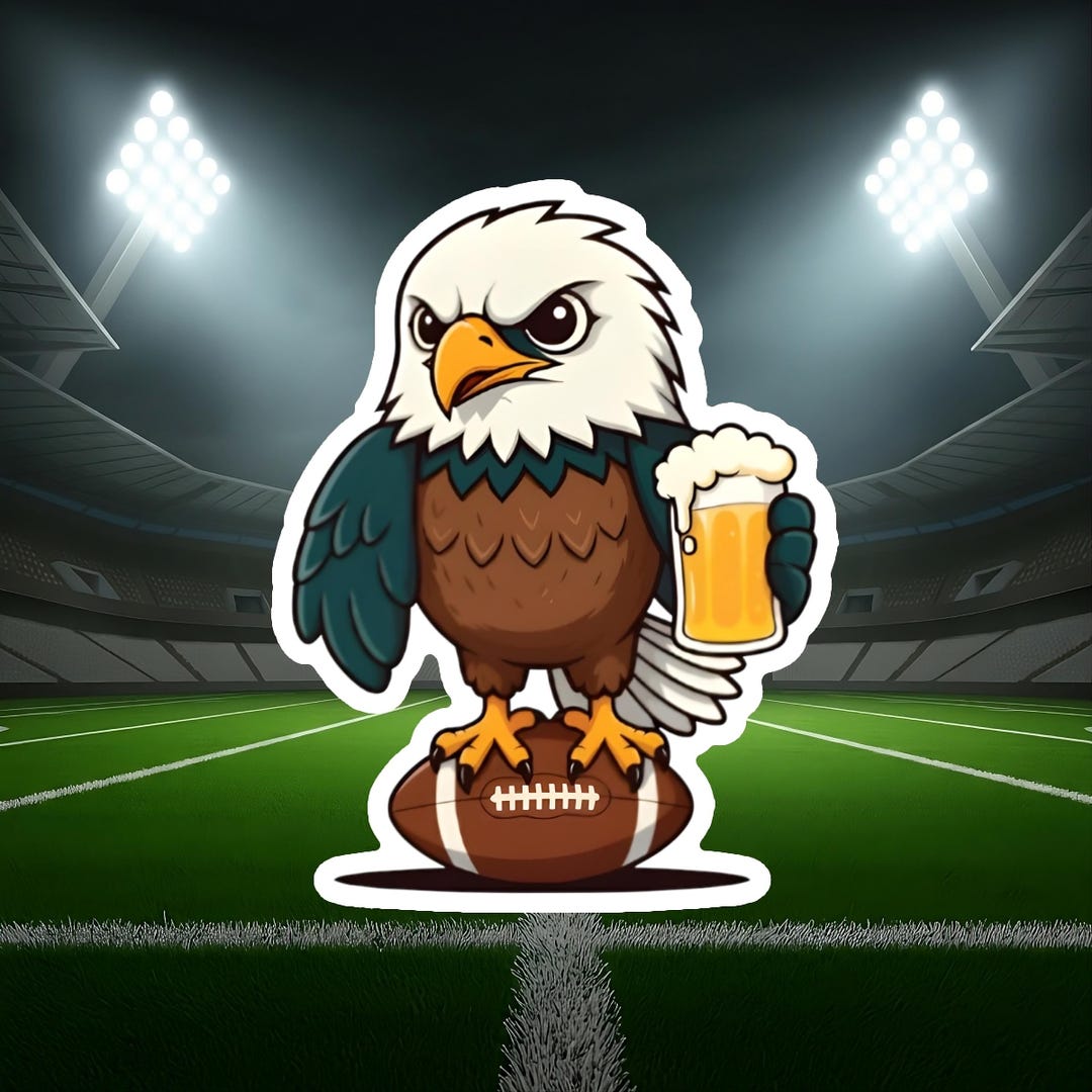 Philadelphia Eagles Sticker | Philadelphia Eagles Gift | Philadelphia ...