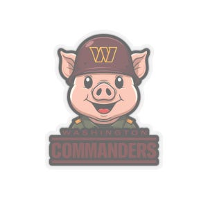Washington Commanders Sticker | Washington Commanders Fan Gift | Vinyl ...