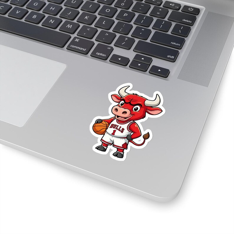 Chicago Bulls Sticker | Chicago Bulls Fan Gift | Vinyl Wall Decal ...