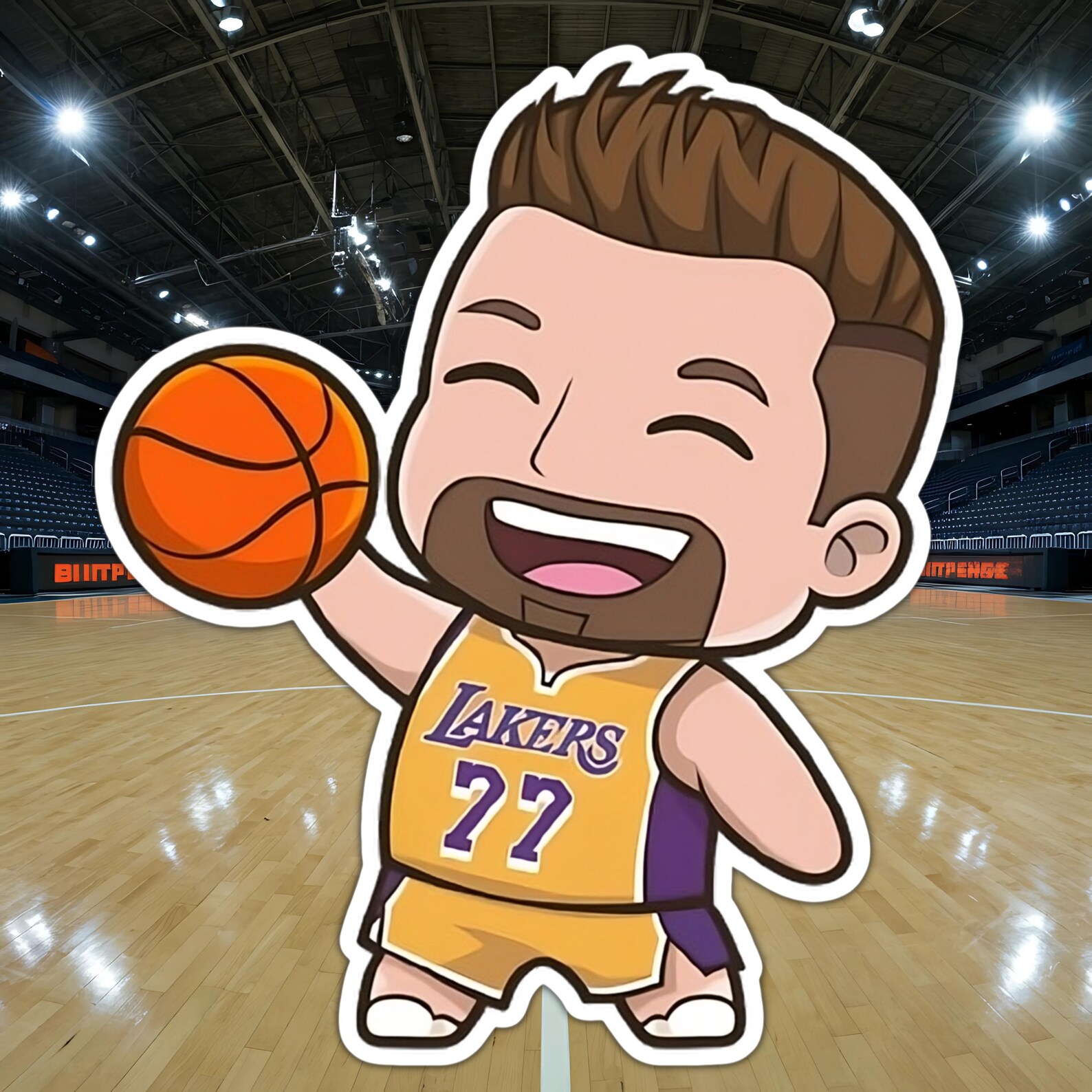 Luka Doncic Sticker | Doncic Lakers Fan Gift | Luka Los Angeles Lakers ...