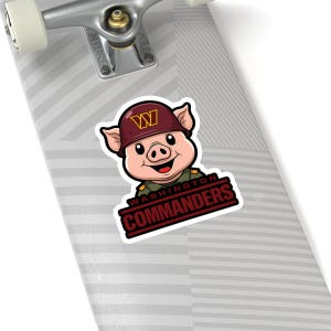 Washington Commanders Sticker | Washington Commanders Fan Gift | Vinyl ...