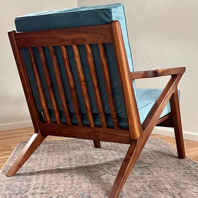 Mid Century Z Chair - Etsy