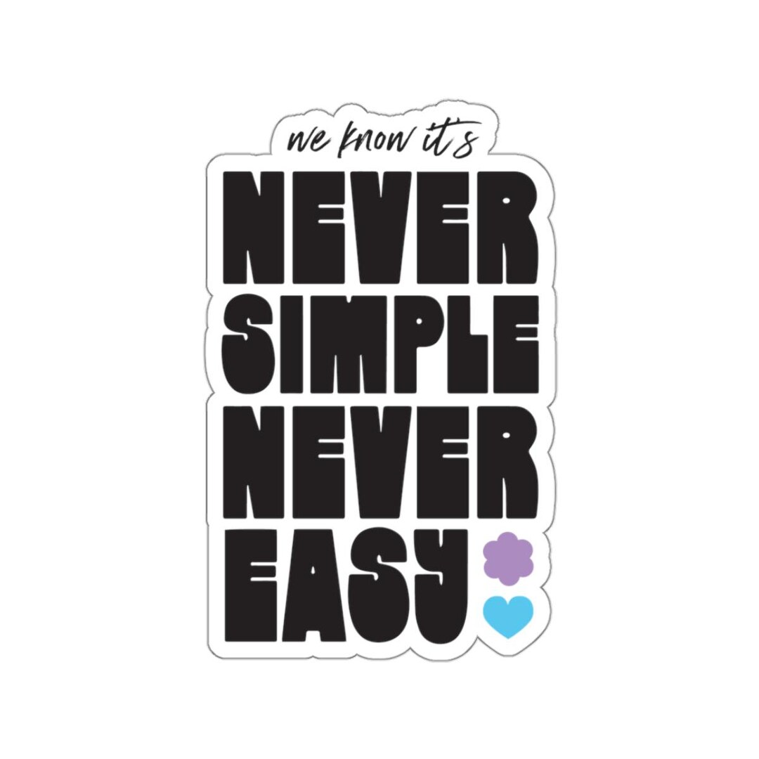 Never Simple Never Easy Kiss-cut Stickers TAYLOR SWIFT Fearless Breathe ...