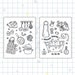 Me Time Coloring Pages, Set 1 of 4, 10 Pages of Cute Simple Doodles ...