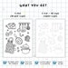 Me Time Coloring Pages, Set 1 of 4, 10 Pages of Cute Simple Doodles ...