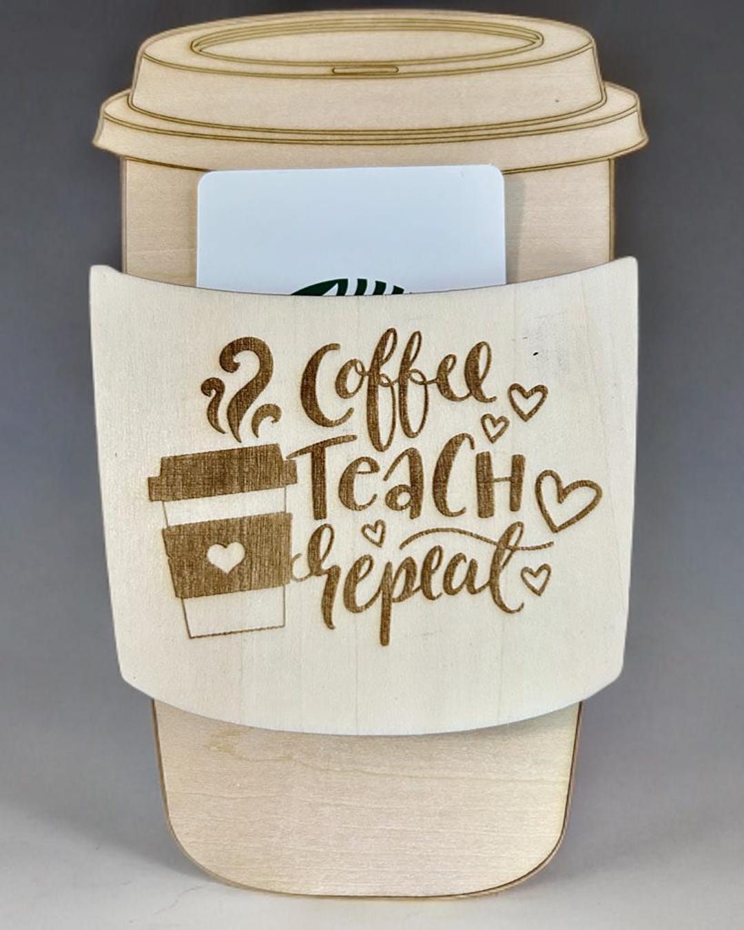 Teacher Gift Card Holder | Coffee Gift Card Holder | Back to School ...