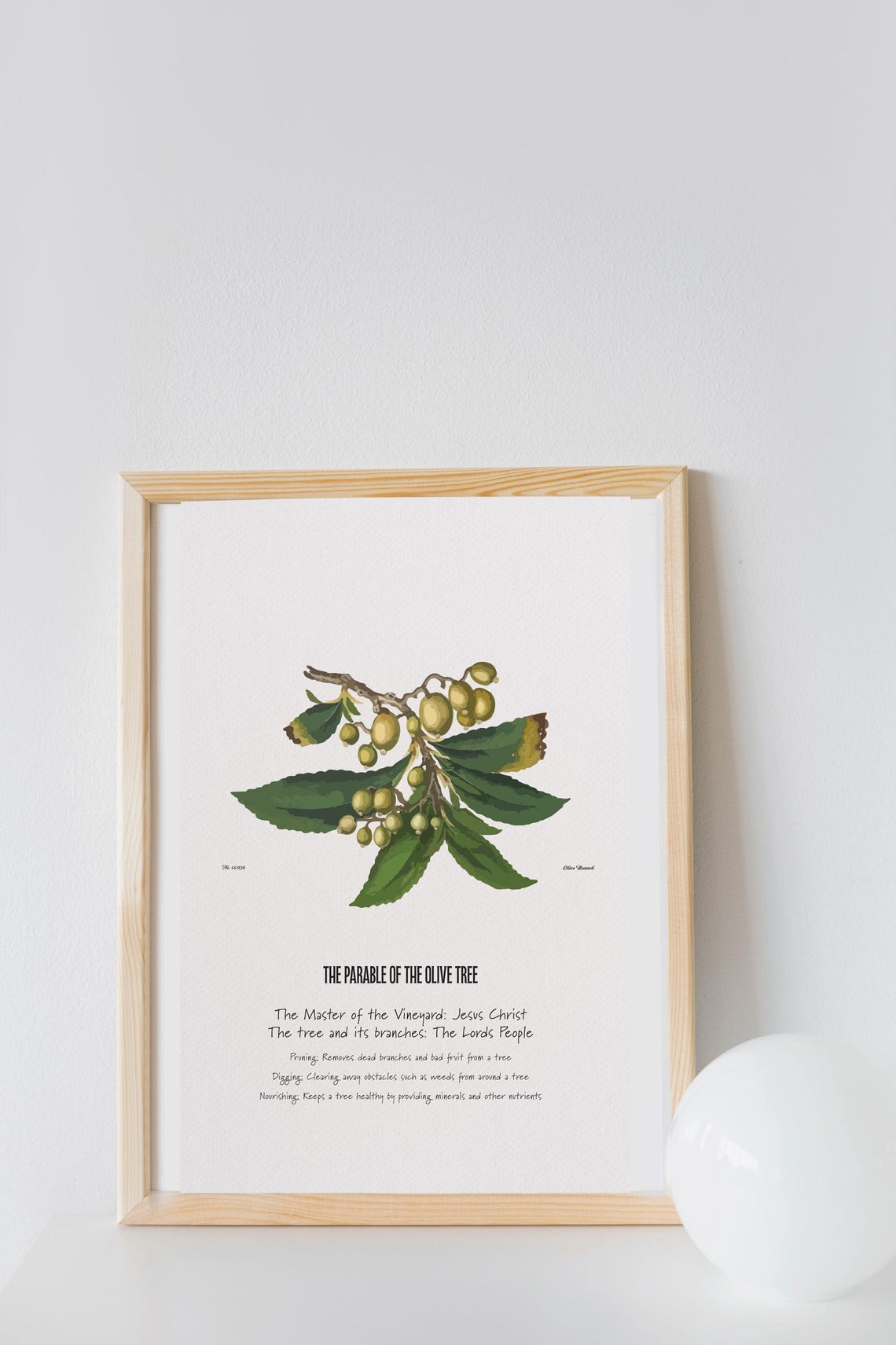 The Parable of the Olive Tree (printable) - Etsy