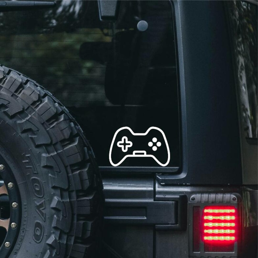 5in X Video Game Controller Vinyl Sticker for Trucks, Cars, Laptops ...
