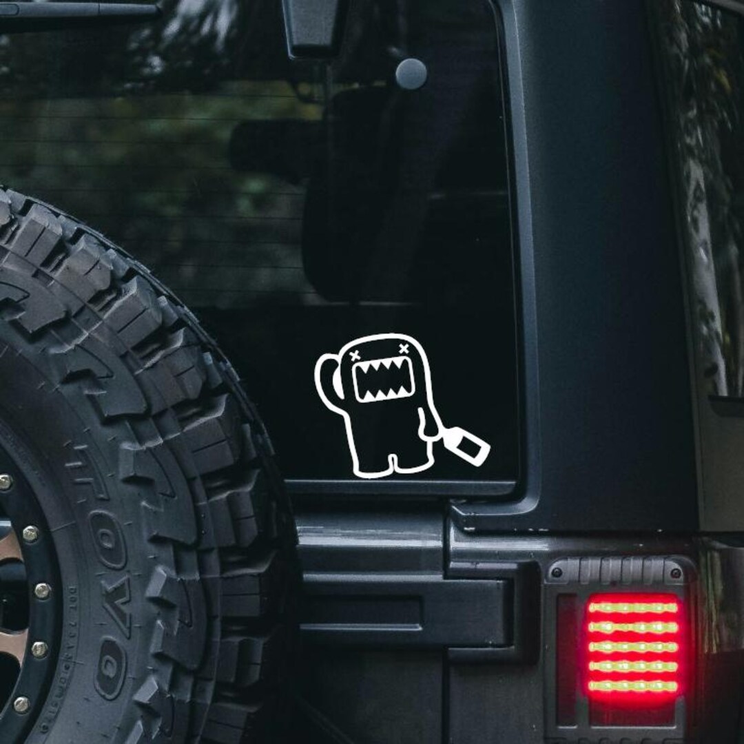 5in Drunk Domo Kun Vinyl Sticker for Trucks, Cars, Laptops, & More. - Etsy