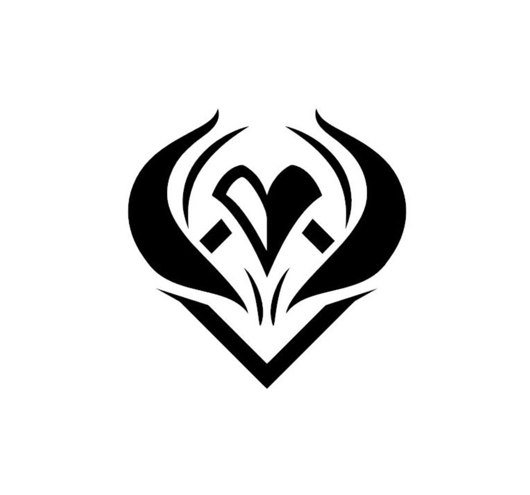 J.e.products 4in KDA Ahri Icon White Vinyl Sticker for Trucks, Cars ...