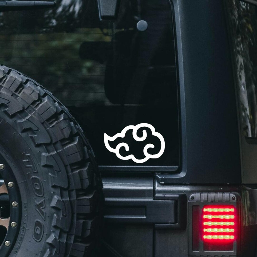 J.e.products 5in Anime Akatsuki Cloud Vinyl Sticker for Trucks, Cars ...