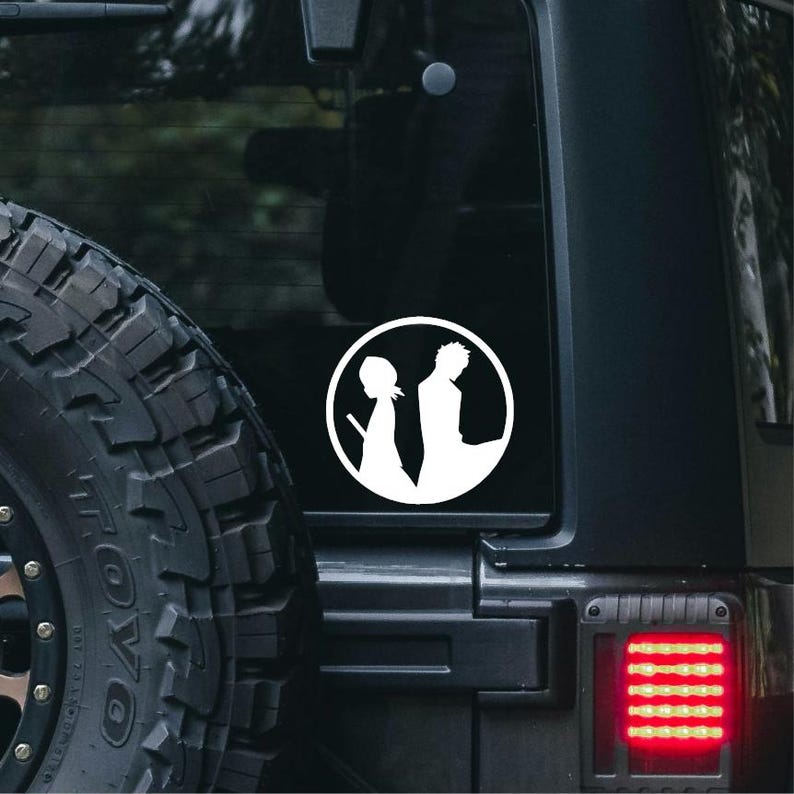 5in Bleach Ichigo Rukia Silhouette Vinyl Sticker for Trucks, Cars ...