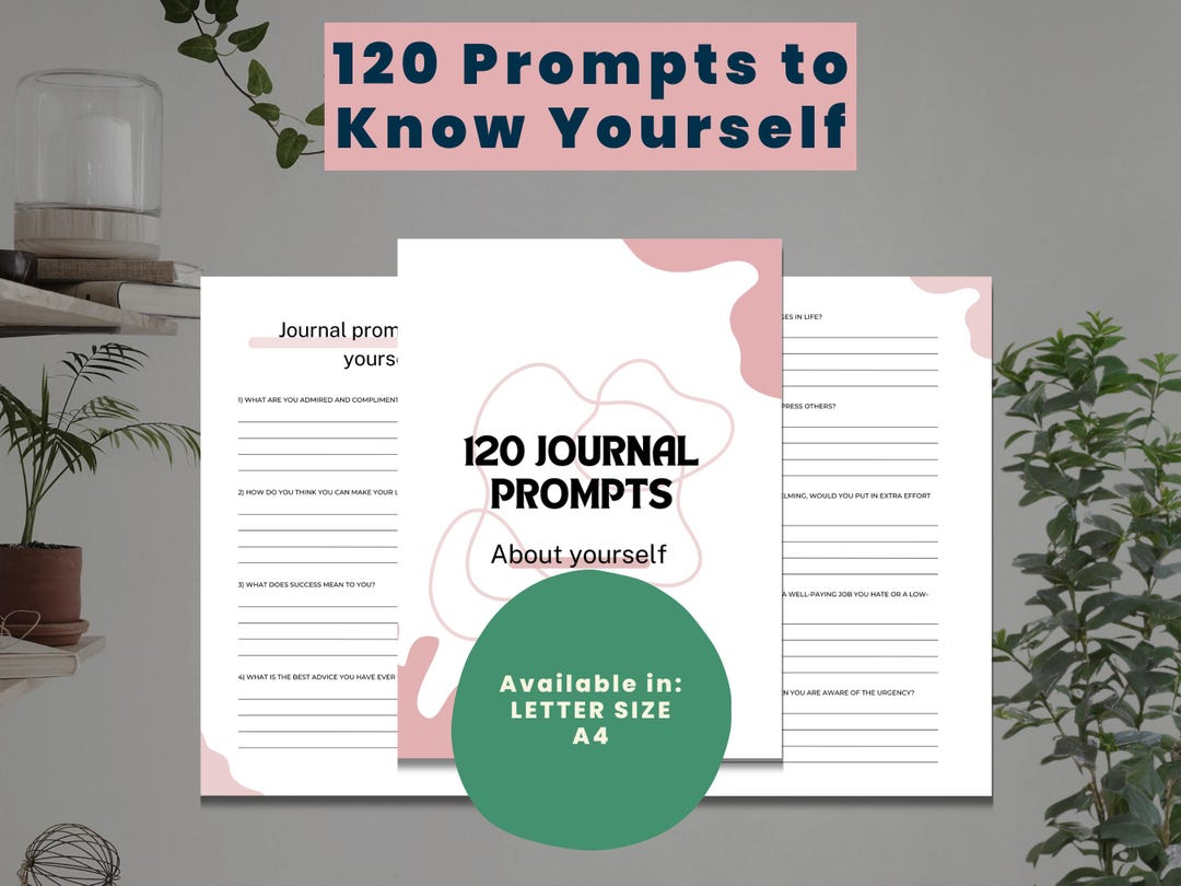 120 Journal Prompts | Printable Writing Prompts for Self-discovery ...
