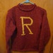 Custom hand knit Weasley Sweater - Etsy.de