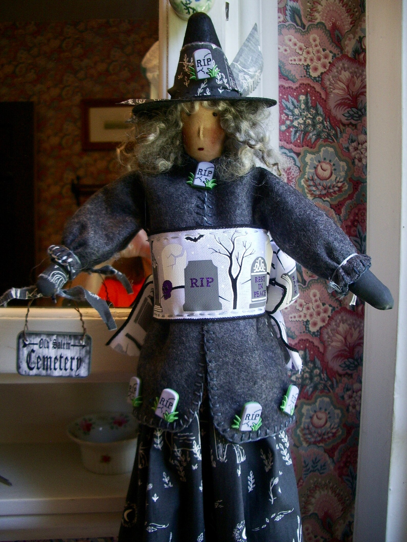 Handmade Folk Art Primitive 24" Doll-" Tombstone Tonya - Etsy