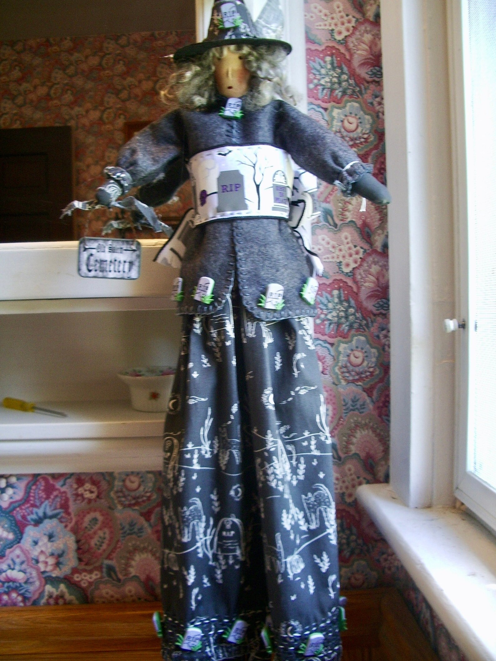 Handmade Folk Art Primitive 24" Doll-" Tombstone Tonya - Etsy