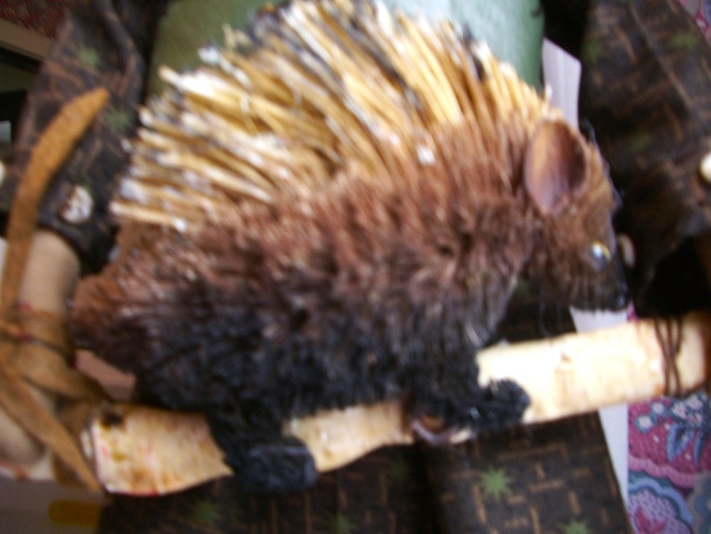 Handmade Folk Art Primitive 23 Paisley's Porcupine - Etsy
