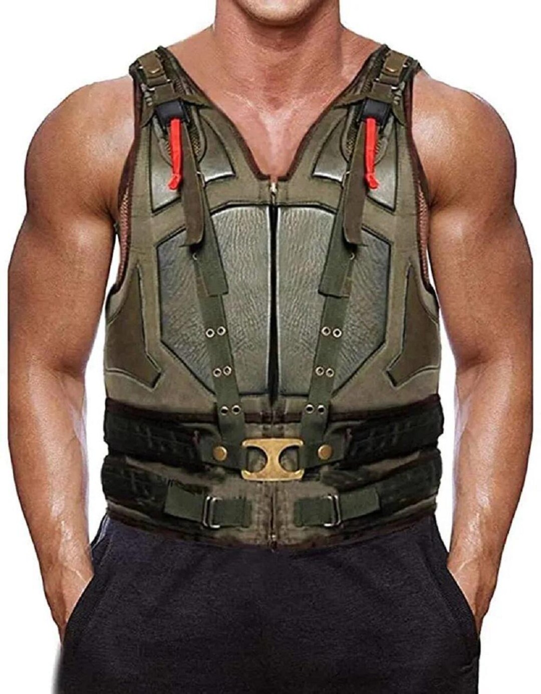 Men's Military Bane Vest Tom Hardy the Dark Knight Rises Vest Cosplay ...