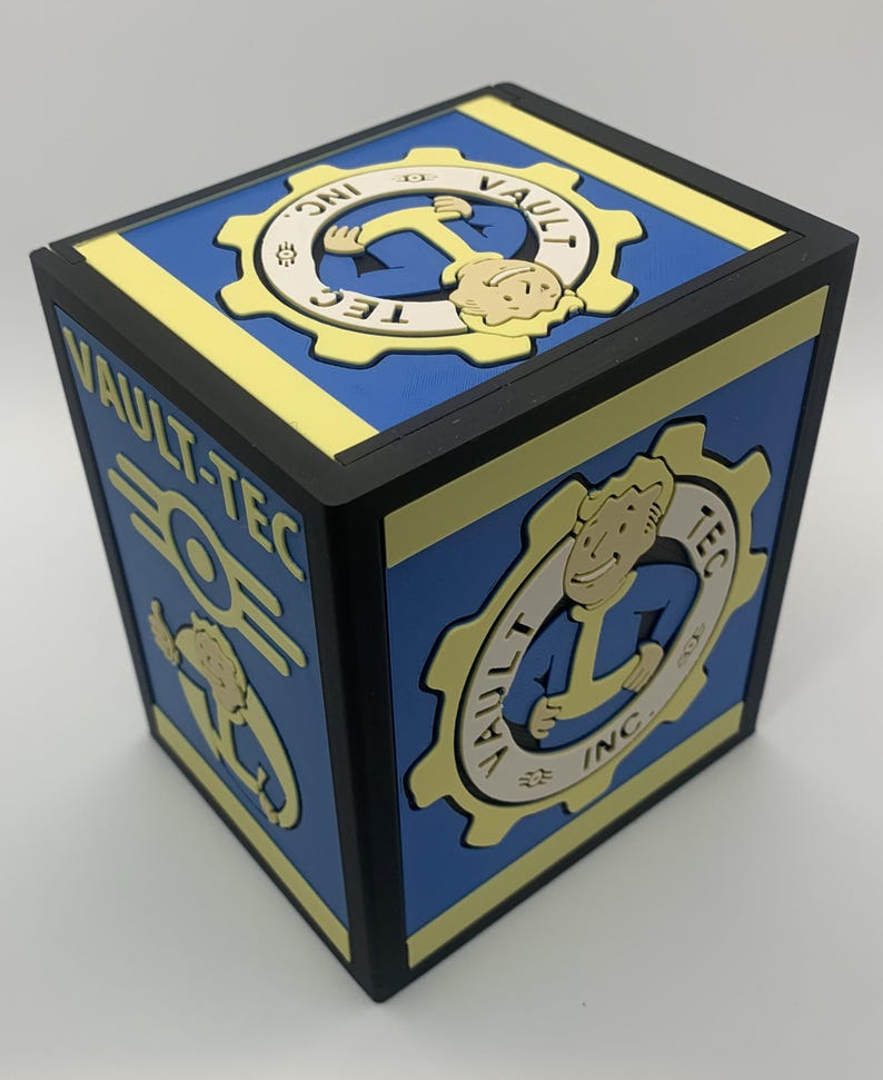 Fallout Vault-tec MTG Commander Deck Box With Magnetic Lid - Etsy