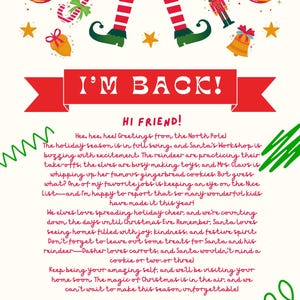 Elf Letter Combo: Hello & Goodbye Letters - Printable Set - Etsy