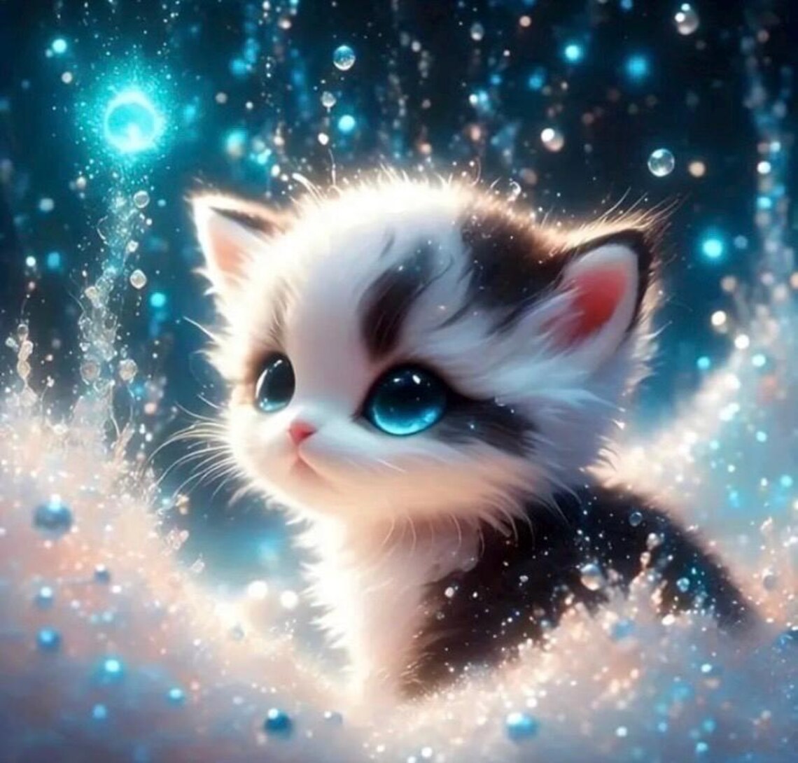 Diamond Art-cat - Etsy
