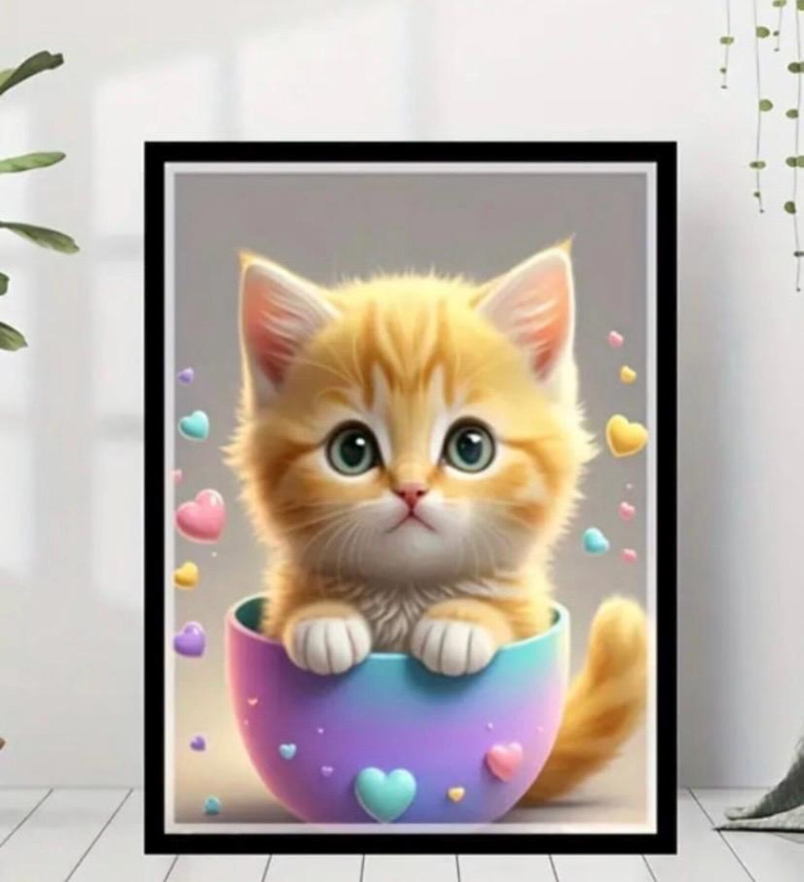 Diamond Art-cat - Etsy