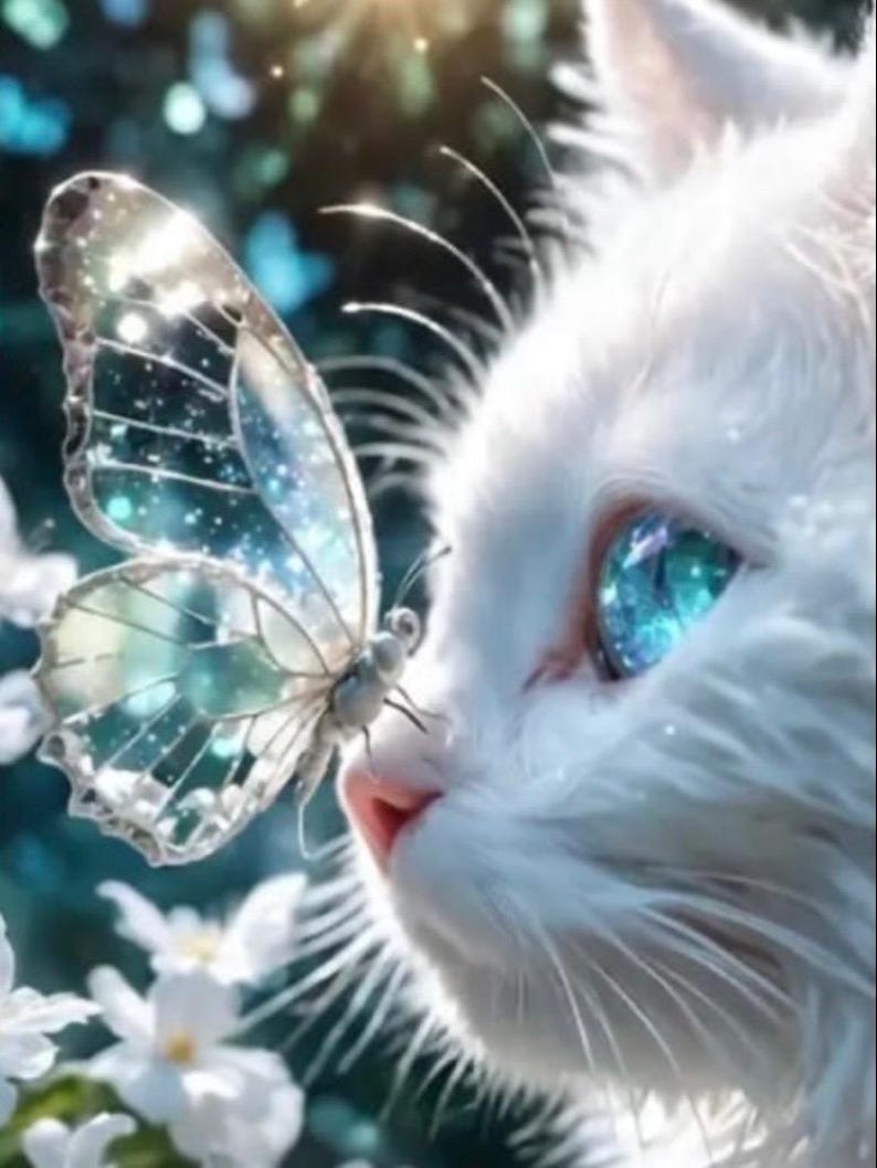 Diamond Art-cat - Etsy