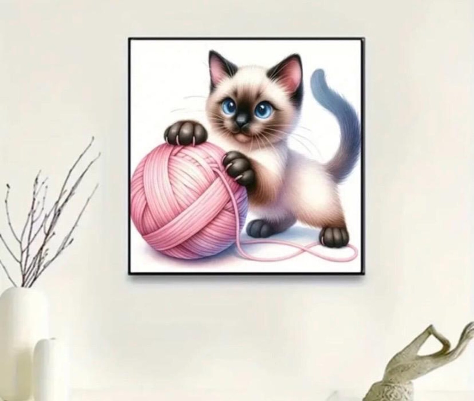 Diamond Art-cat - Etsy