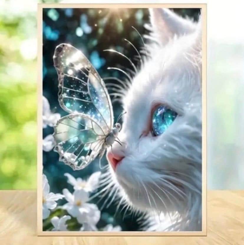 Diamond Art-cat - Etsy