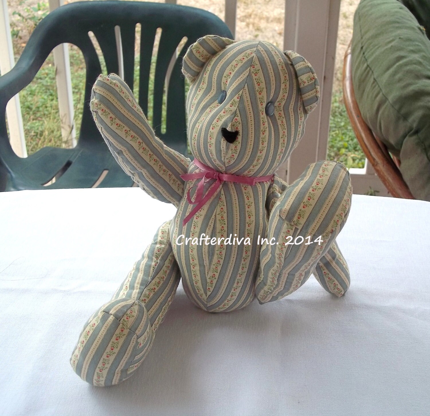 Teddy Bear Handmade Brear Fabric Bear Bear Doll Toy Bear - Etsy