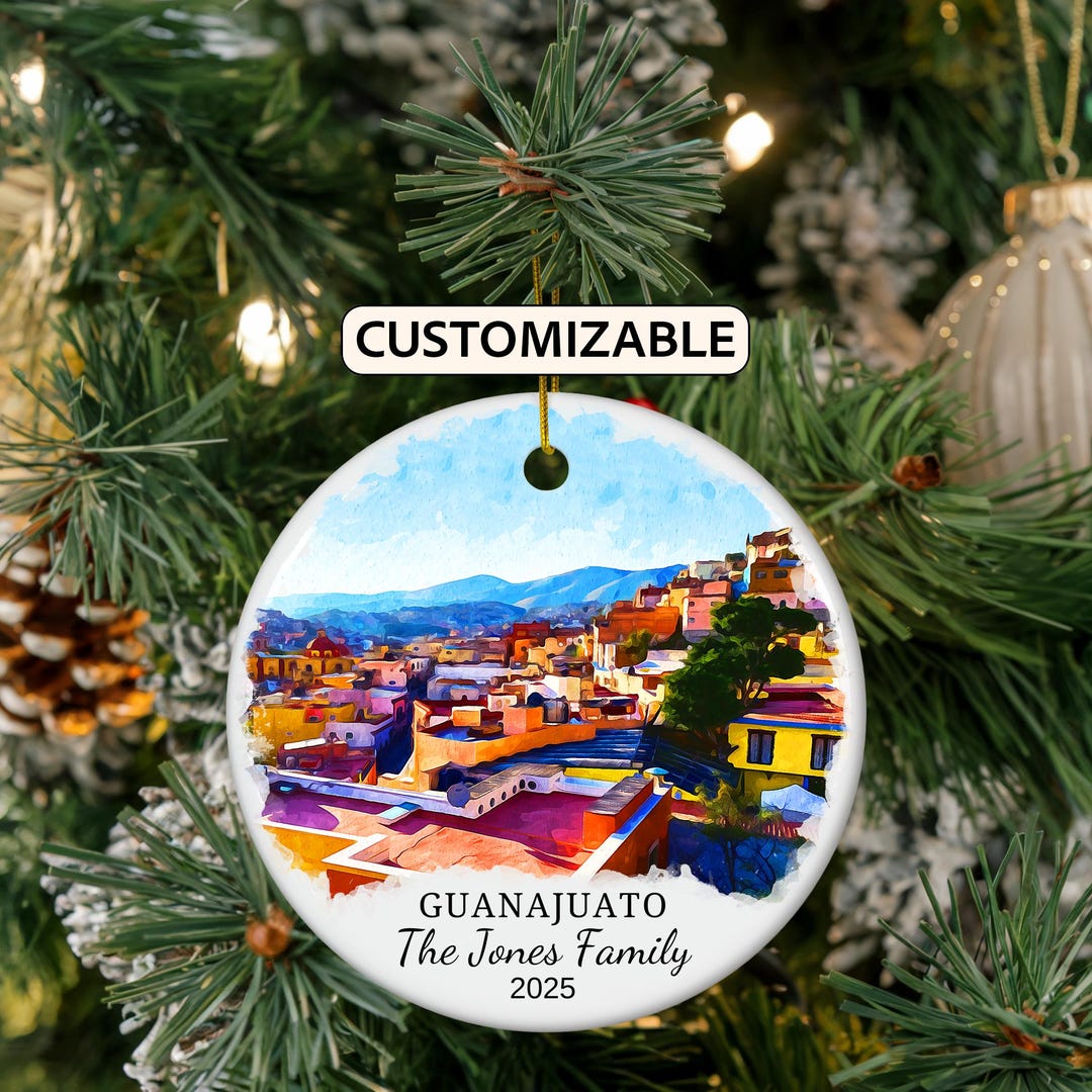 Personalized Guanajuato Christmas Ornament, Guanajuato Travel Souvenir ...