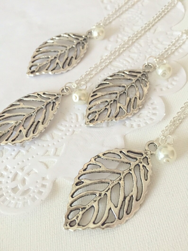Leaf Necklace. Autumn. CHOOSE Your Leaf Style. - Etsy