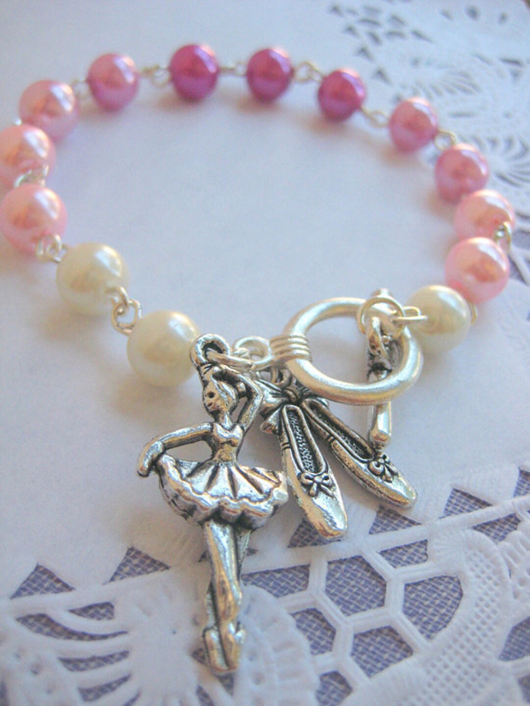 Ballet Bracelet, Baller Dancer Bracelet, Ballerina Bracelet, Ballet ...