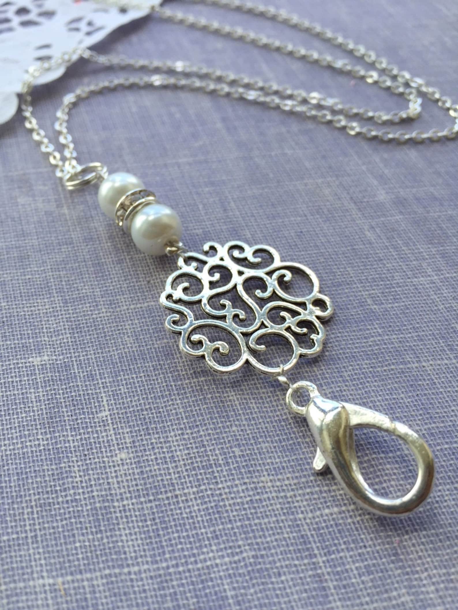 Lanyard, Badge Holder, Lanyard Chain, Id Card Necklace, Id Card Chain ...