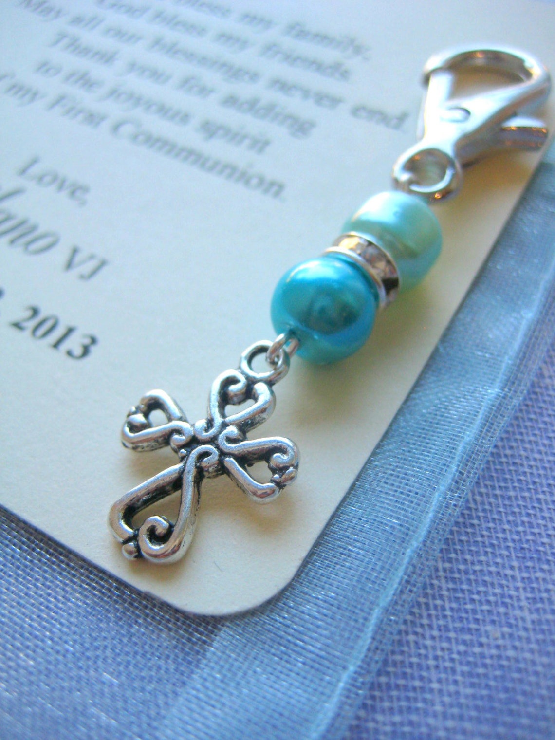 Communion Charms Including Cards Baptism Party Favor Cross - Etsy Canada